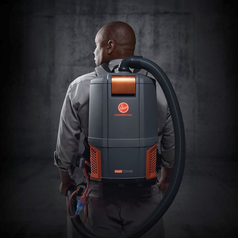 Hoover CH34006 HushTone 6 Qt. Commercial Backpack Vacuum - 1200W