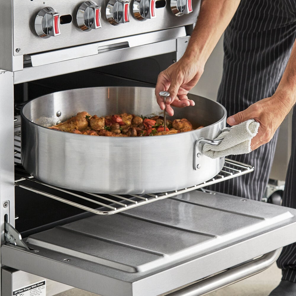 Choice 24 Qt. Heavy-Duty Aluminum Brazier