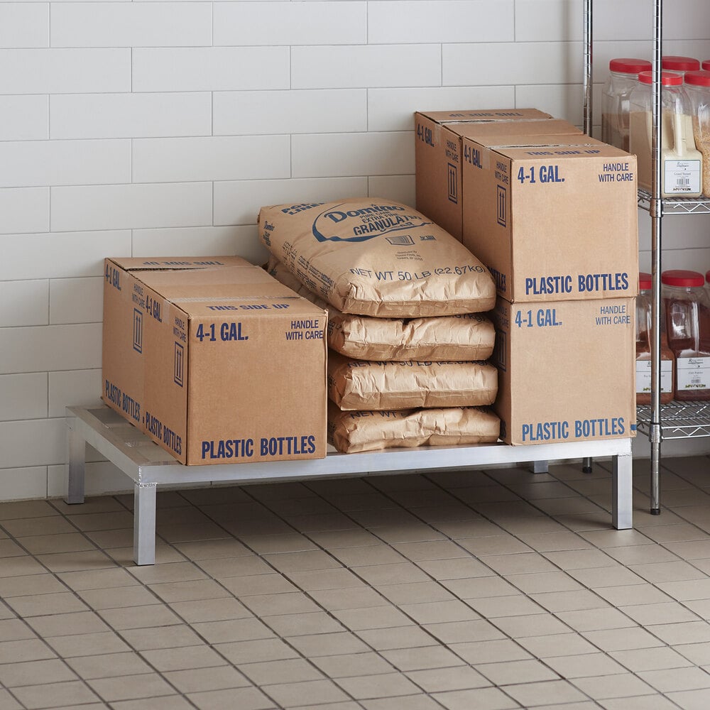 Regency 48" x 24" x 8" Aluminum Dunnage Rack - 1780 lb. Capacity