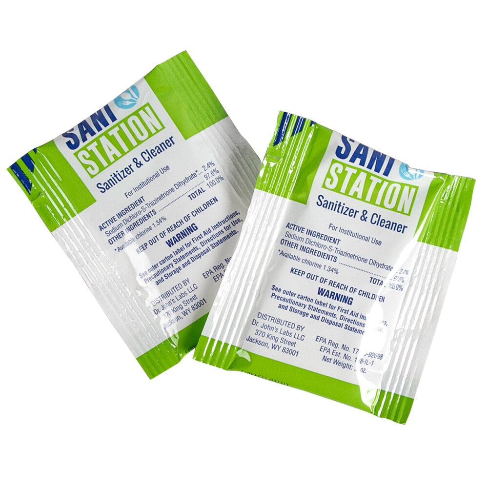 San Jamar SANIS05-100 0.5 oz. Sani Station Sanitizer for 5" and 7 1/2 ...