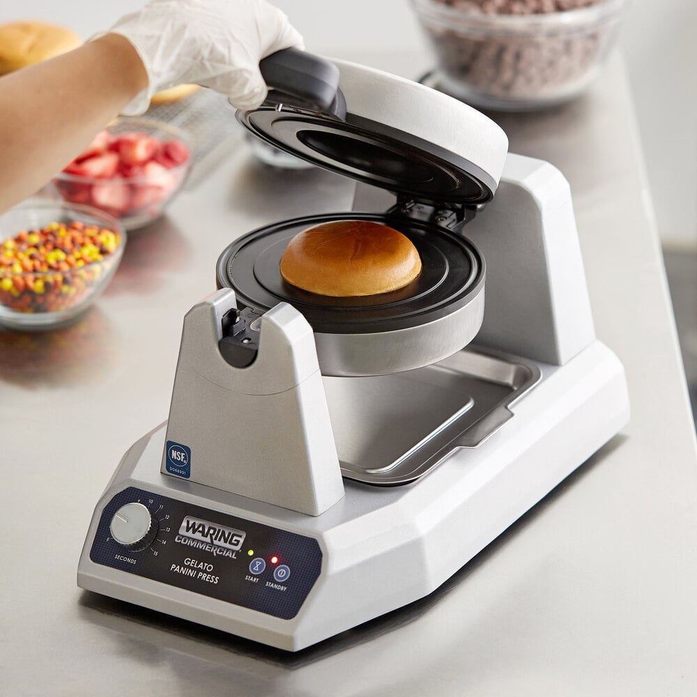 Waring Gelato Panini Press; 120V, 1200W (WICSP180)