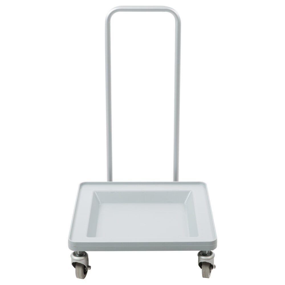 Cambro CDR2020H Soft Gray Camdolly Dish / Glass Rack Dolly with Handle