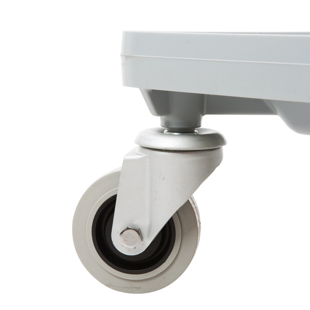 Cambro CDR2020H Soft Gray Camdolly Dish / Glass Rack Dolly with Handle