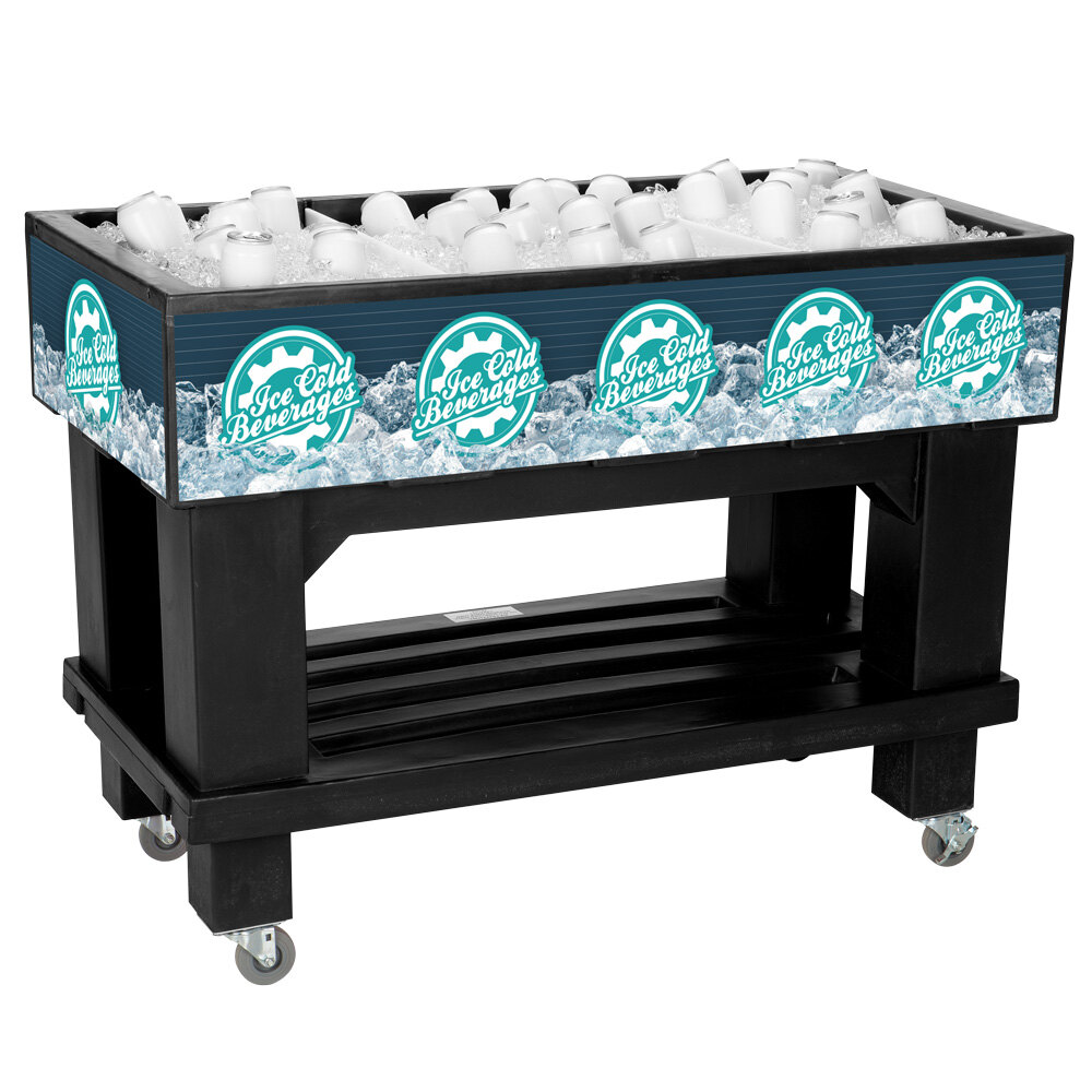 IRP Black Texas Icer 3101509 Insulated Ice Bin / Merchandiser with ...