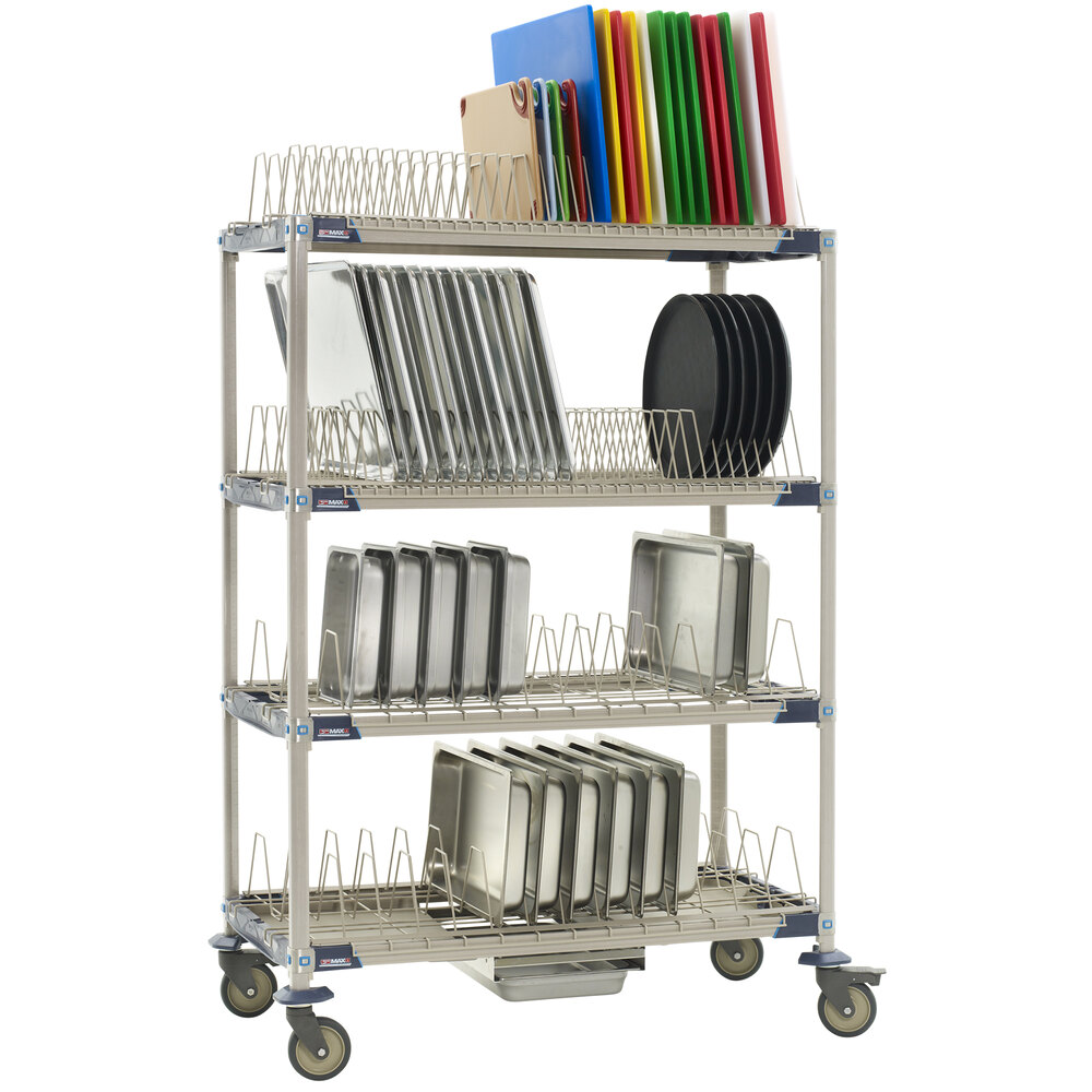 Metro PR48VX4-XDR MetroMax i Mobile Four Tier Tray / Steam Pan Drying ...