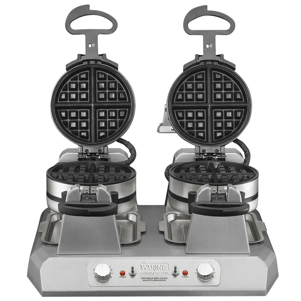 Waring WW300BX Non-Stick Quad Belgian Waffle Iron / Maker - 208V, 2700W