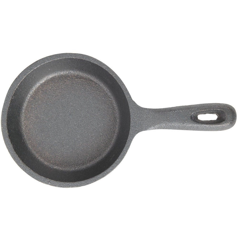 American Metalcraft CIS41 4" Pre-Seasoned Mini Cast Iron Skillet