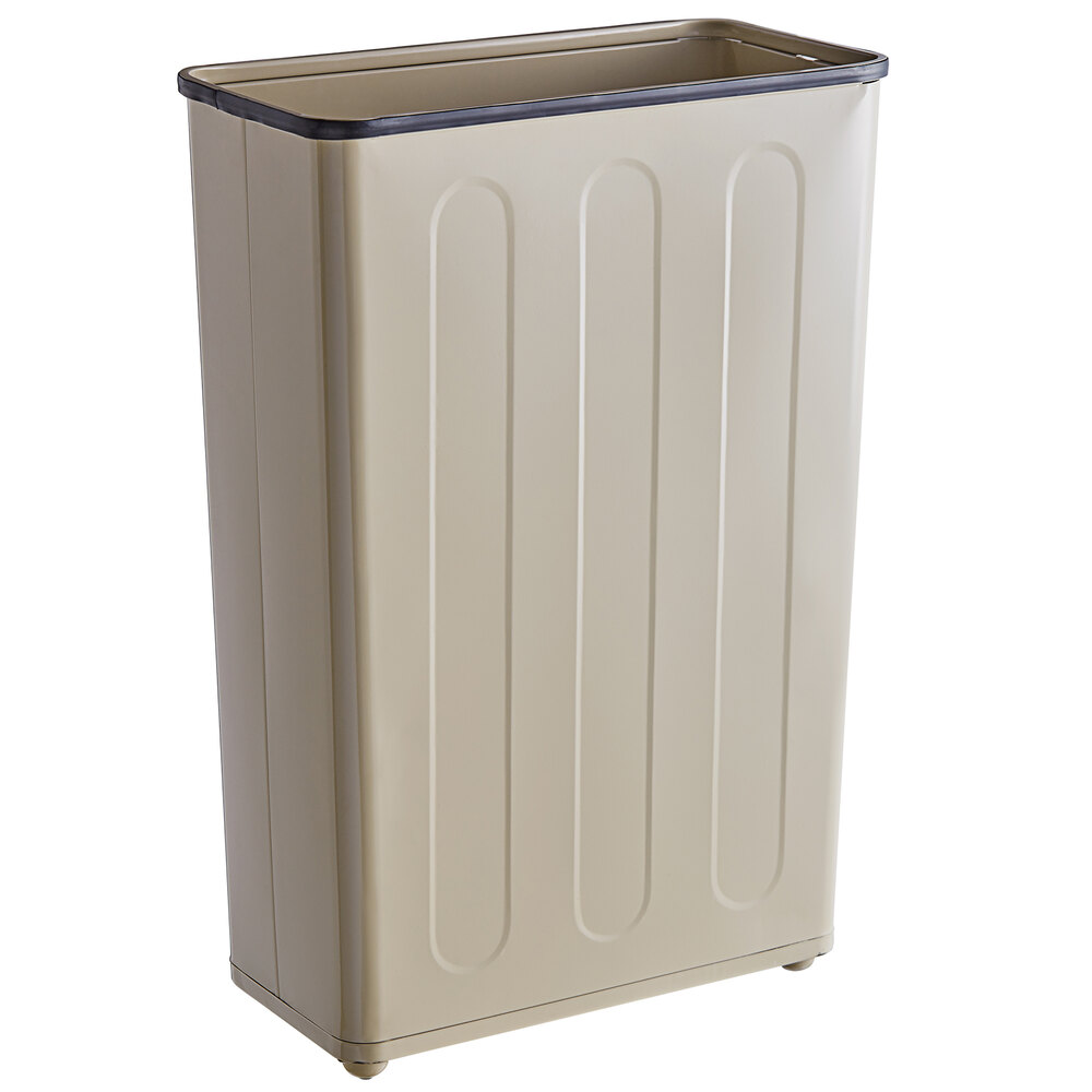 Rubbermaid FGWB96RAL 24 Gallon Beige Rectangular Steel Fire-Resistant ...