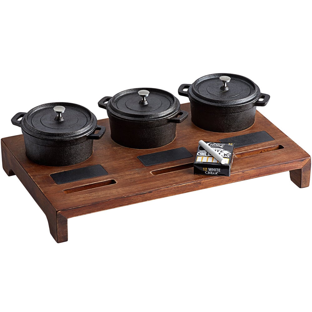 Valor Appetizer / Dessert Sampler with (3) 16 oz. Mini Cast Iron Pots ...