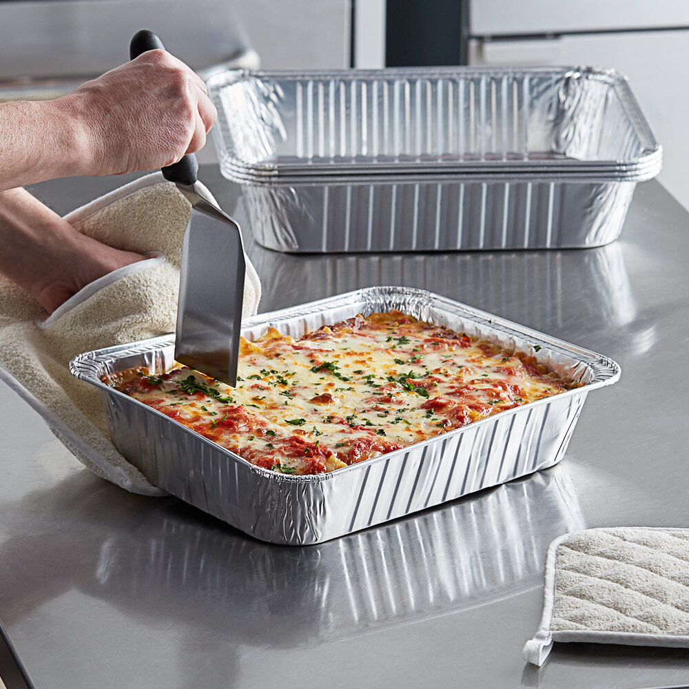 Choice 14 X 10 X 3 Rectangular Foil Roast Lasagna Pan 50 Case Choice 14 X 10 X 3 Rectangular Foil Roast Lasagna Pan 50 Case