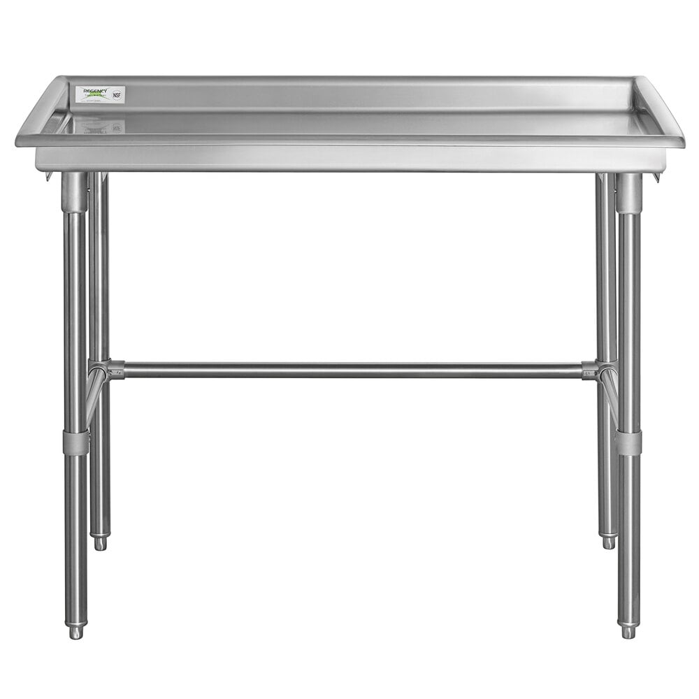 Regency 30" x 48" 16-Gauge Type 304 Stainless Steel Sorting Table