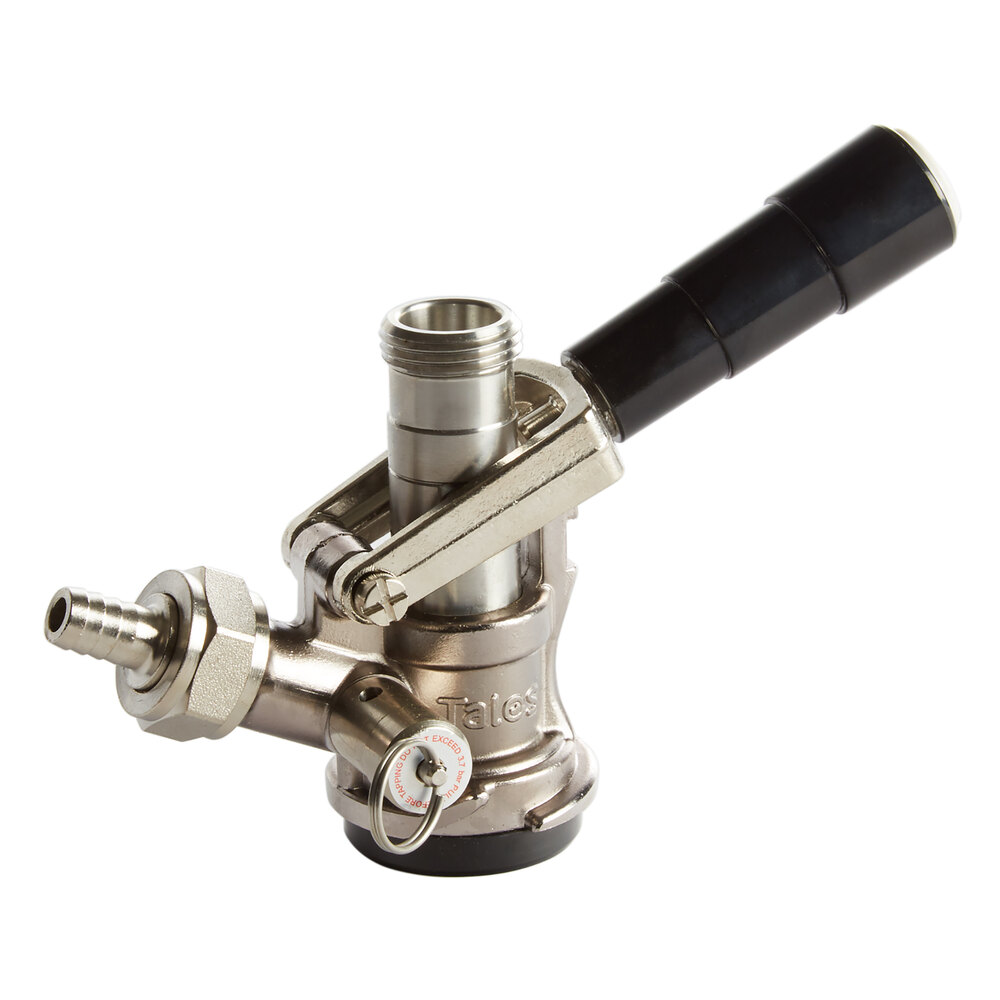 "D" System Beer Keg Coupler