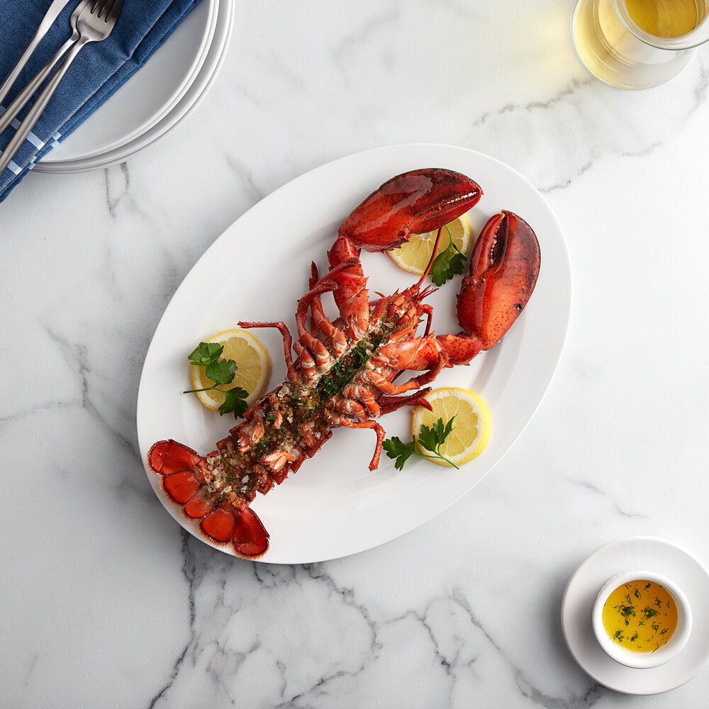 Boston Lobster Company 25 lb. Case of 1.25 lb. Live Hard Shell Lobsters