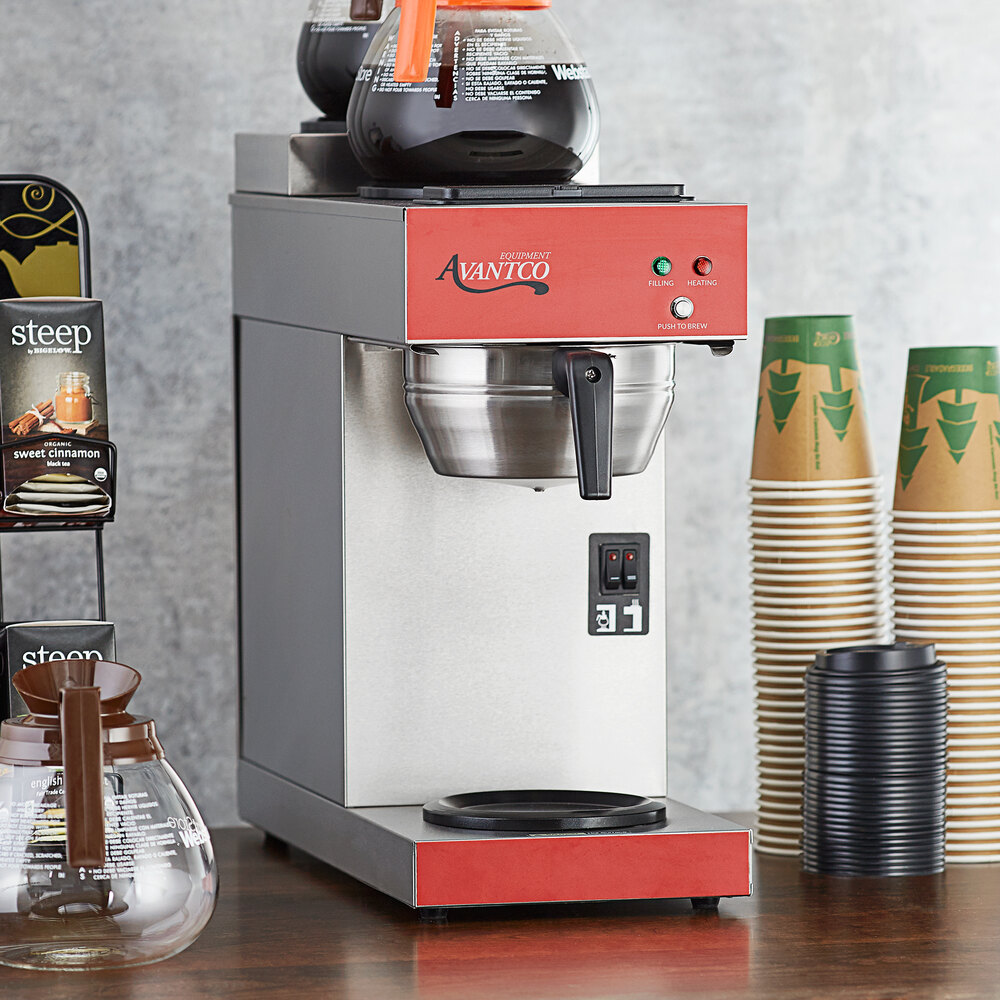 Avantco CMA1L2U Automatic Coffee Maker with 3 Decanter Warmers - 120V ...