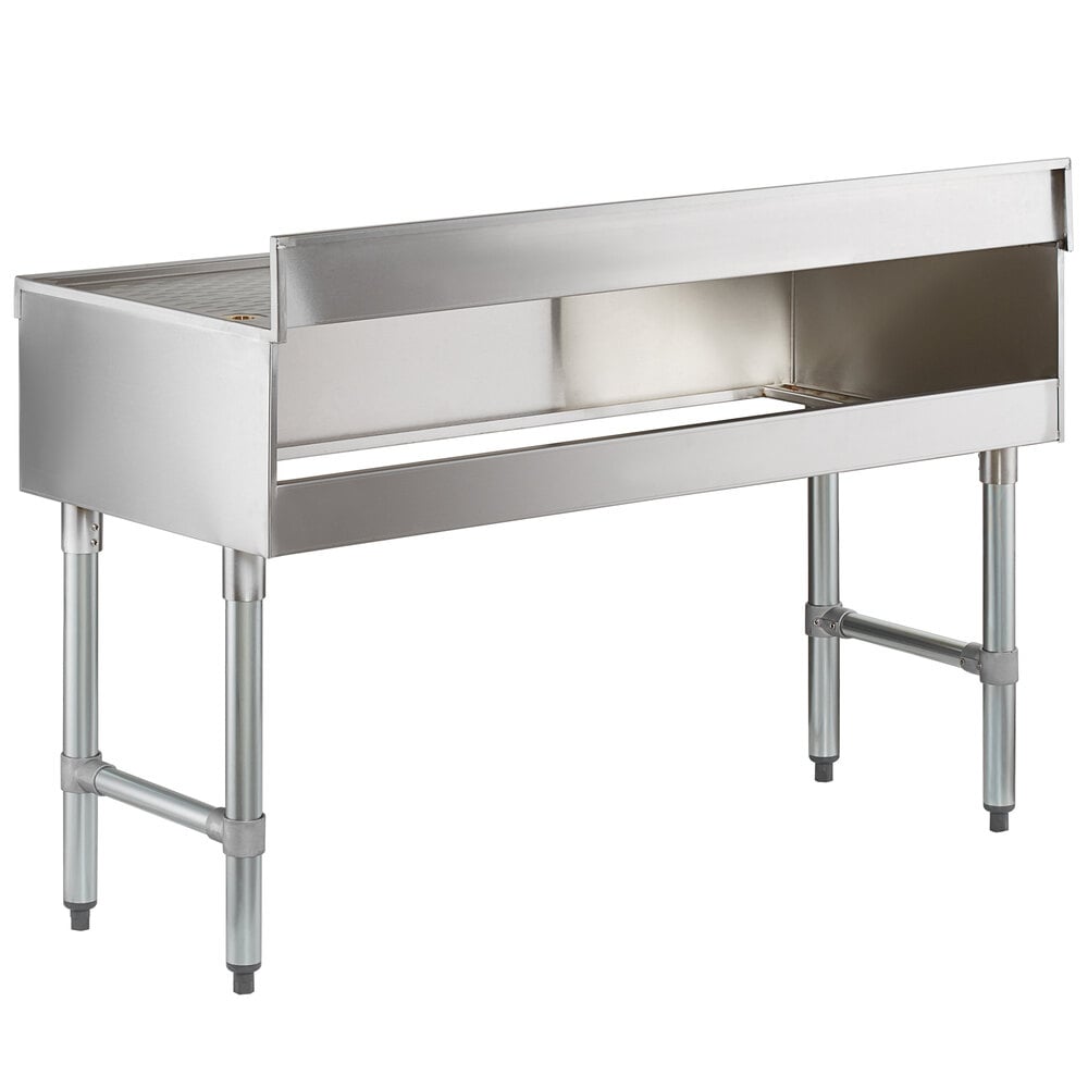 Regency Stainless Steel Underbar Drainboard - 48" x 21"