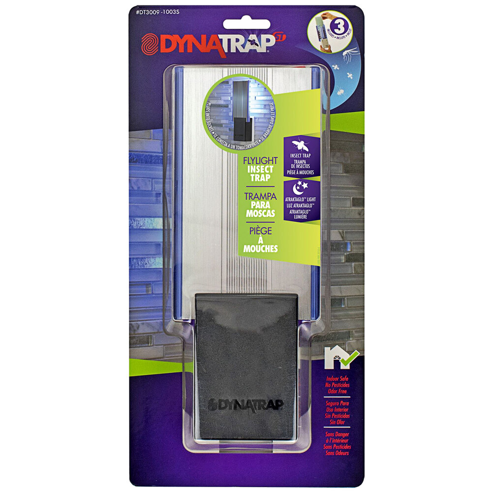 DynaTrap DT3009-1003S Flylight Black Indoor Plug-In Insect Trap