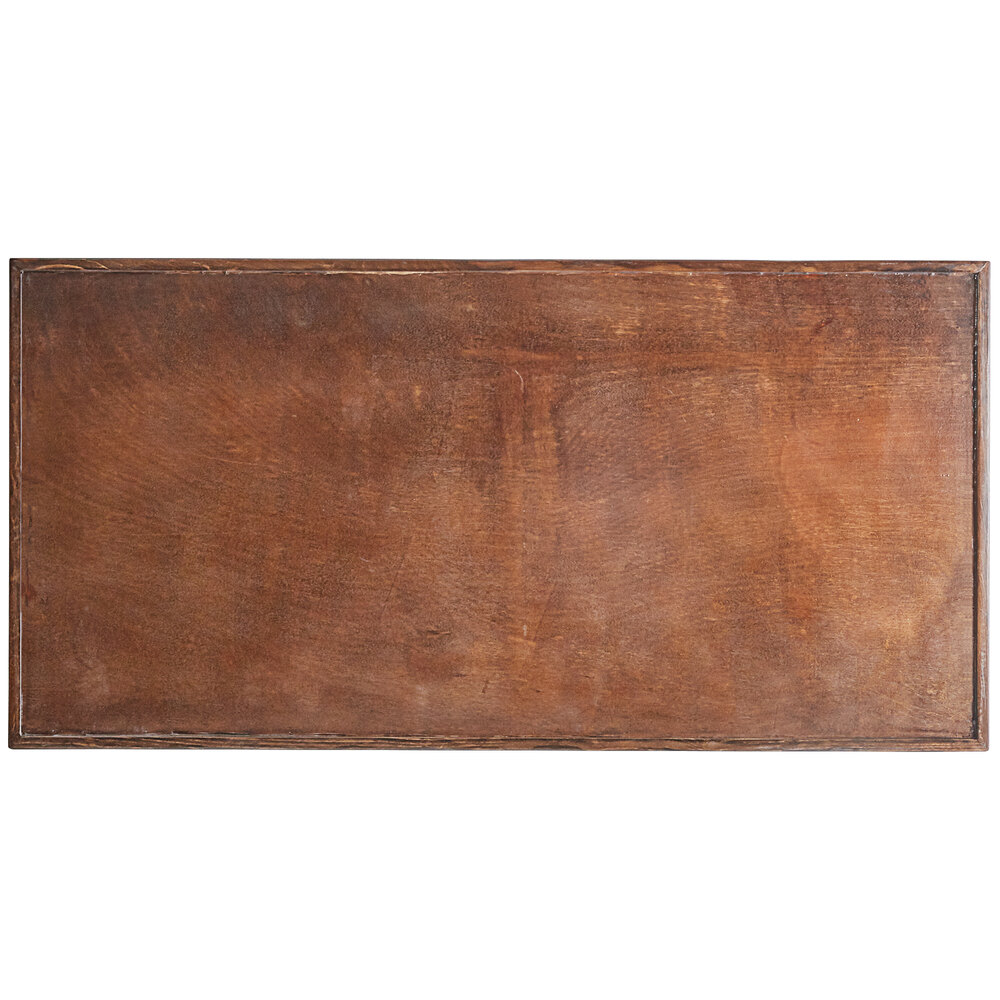 Lancaster Table & Seating 30" x 60" Rectangular Recycled Wood Butcher ...