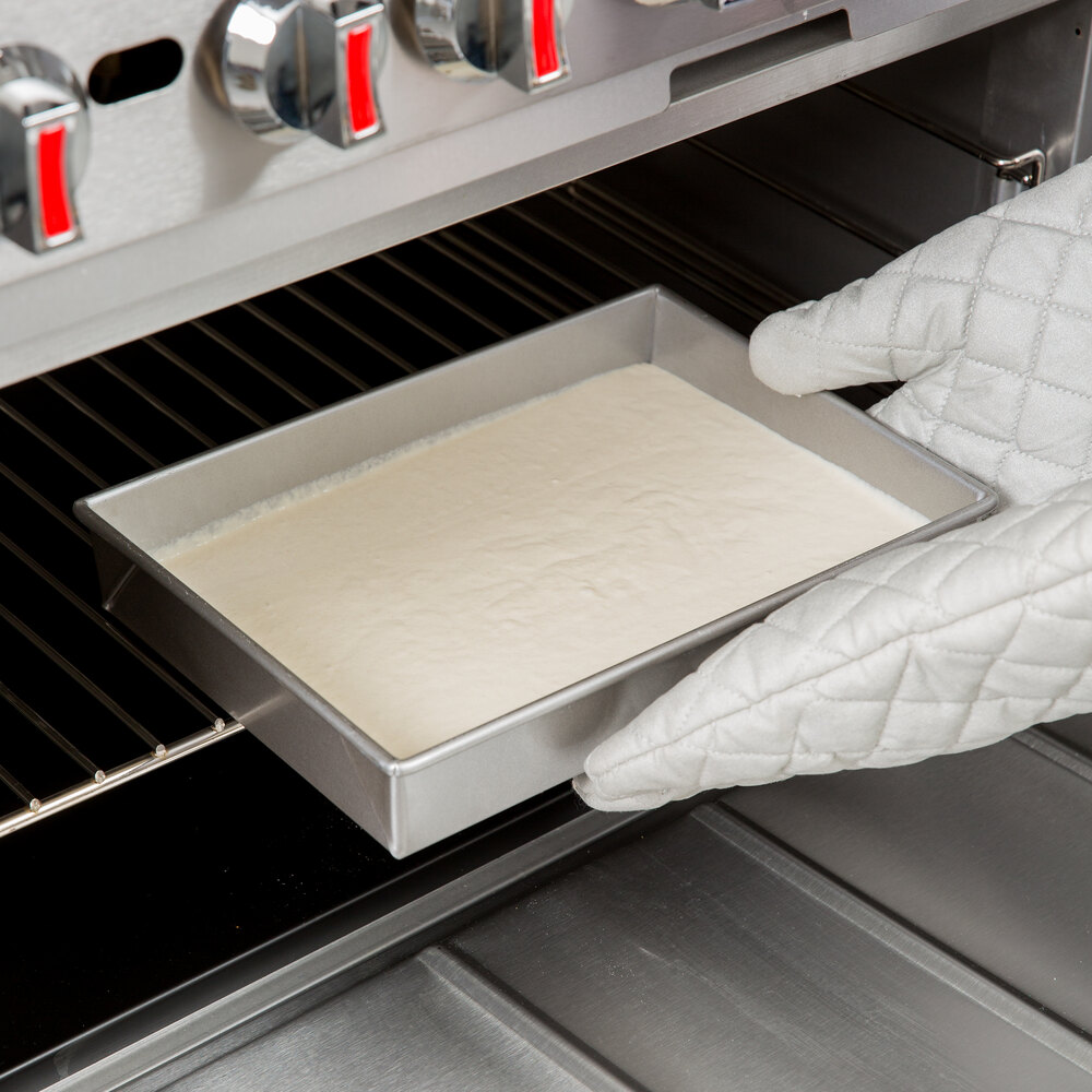 Chicago Metallic 21100 9" x 13" Glazed Aluminized Steel Rectangular ...