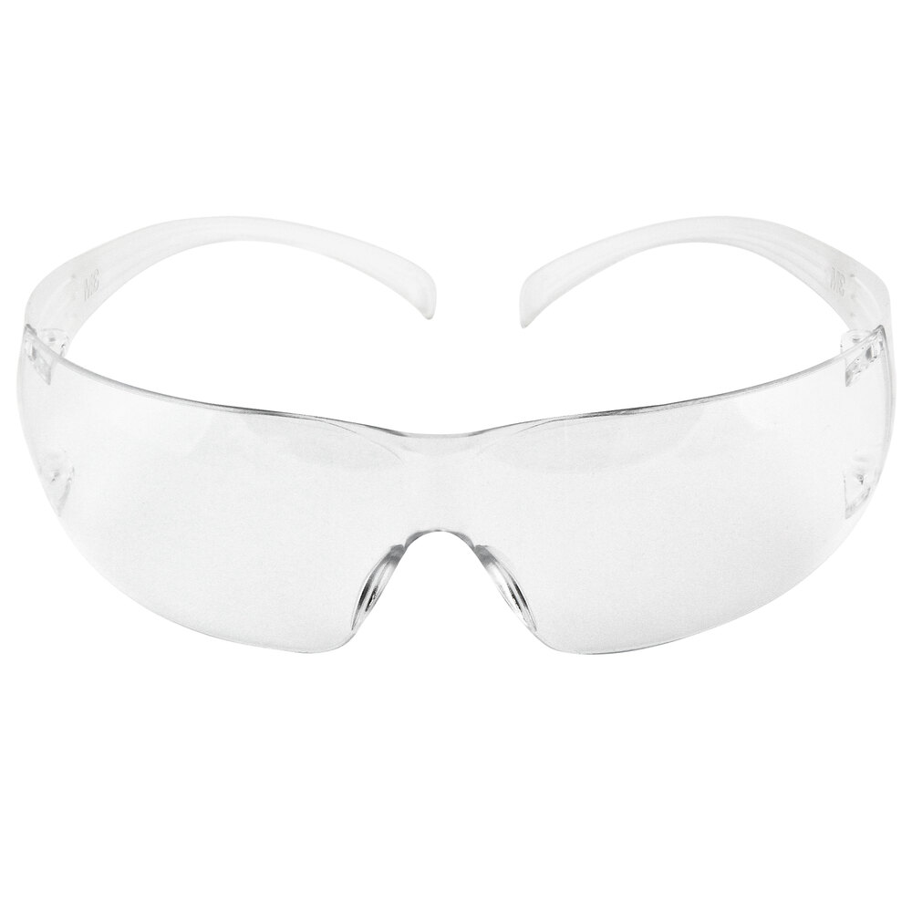 3M SF201AF SecureFit Scratch Resistant Anti-Fog Safety Glasses - Clear ...