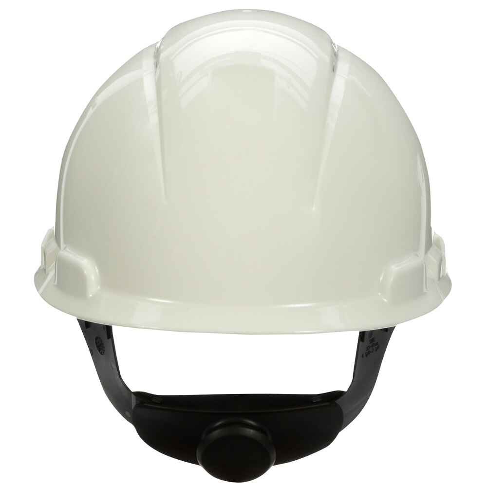 3M H-701V White 4-Point Ratchet Suspension Vented Hard Hat