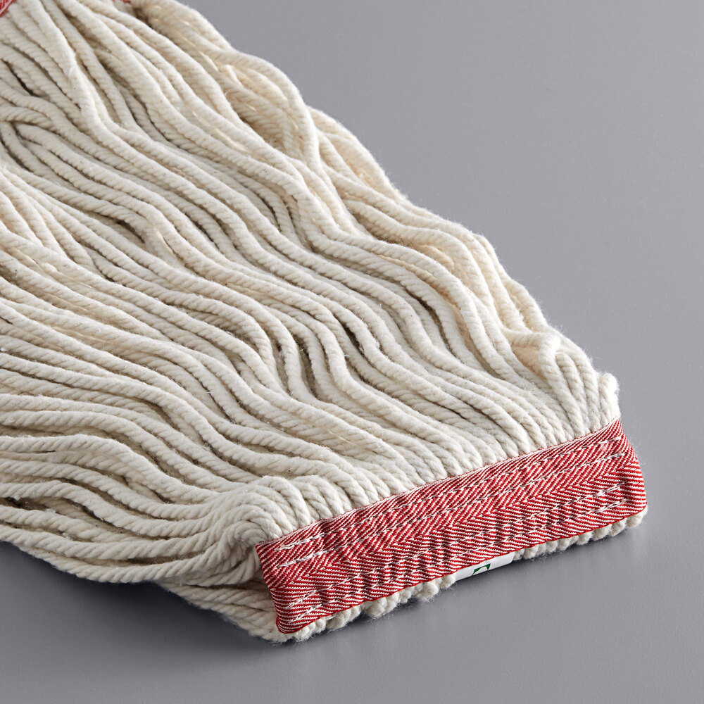 Choice 16 oz. #24 Cotton Loop End Mop Head with 1" Band