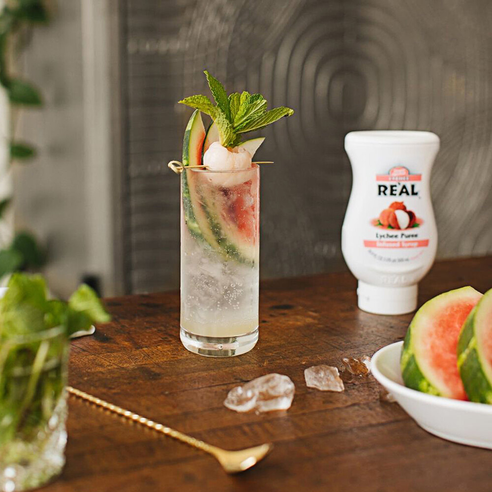 Real Lychee Puree Infused Syrup (16.9 fl. oz.)