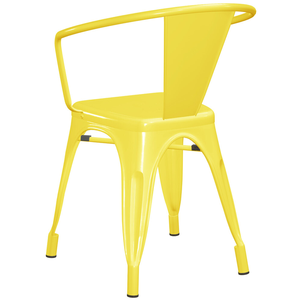Lancaster Table & Seating Alloy Series Yellow Metal Indoor / Outdoor ...