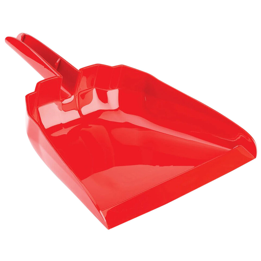 Libman 911 13" Red Dust Pan - 6/Pack