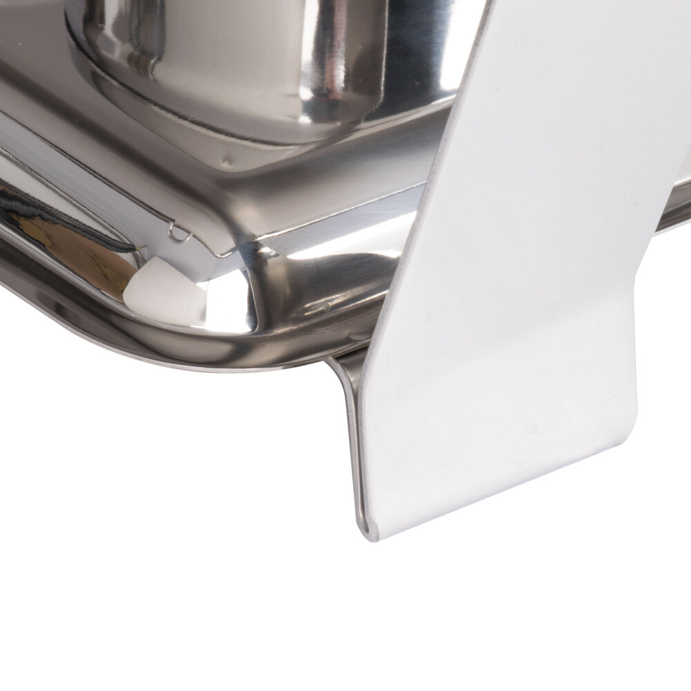 Vollrath 46518 9 Qt. Orion Lift-Off Rectangular Chafer Full Size