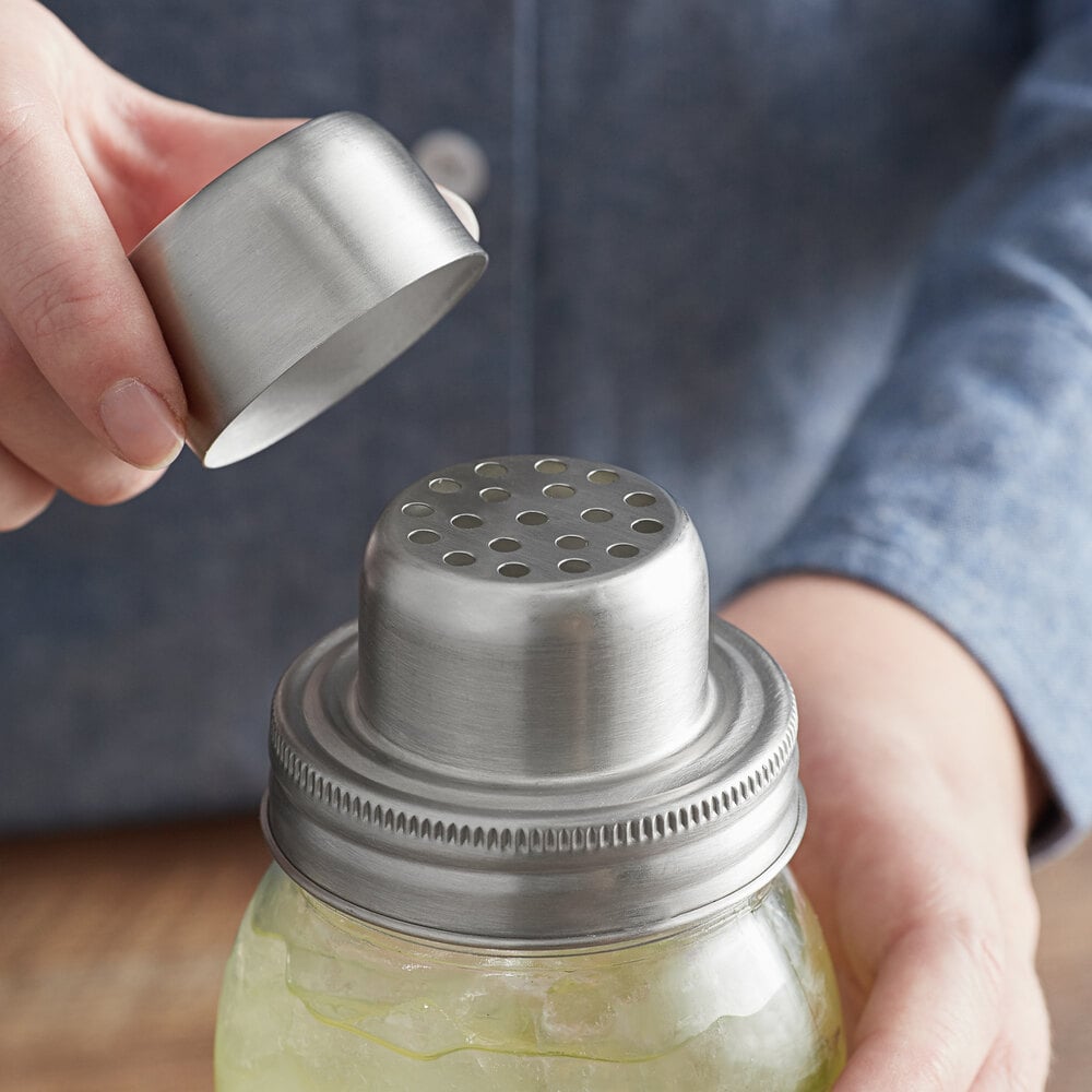 Acopa 2-Piece Replacement Mason Jar Shaker Cap