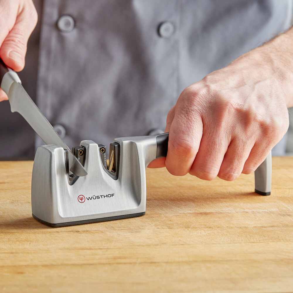 Wusthof 3050388001 Classic Ikon 2-Stage Handheld Knife Sharpener