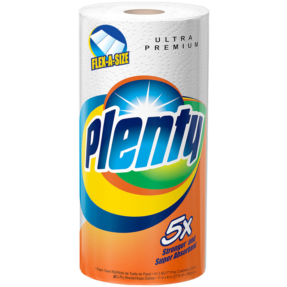 Plenty 2 Ply Ultra Premium Flex A Size Paper Towels 15 Case