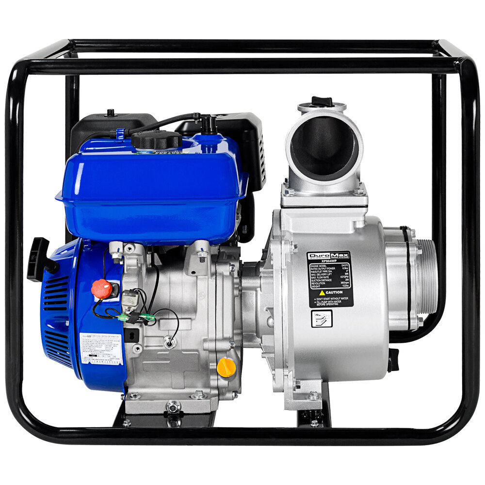 DuroMax XP904WP Portable 270 CC 4" Gasoline Engine Water Pump Kit - 427 ...
