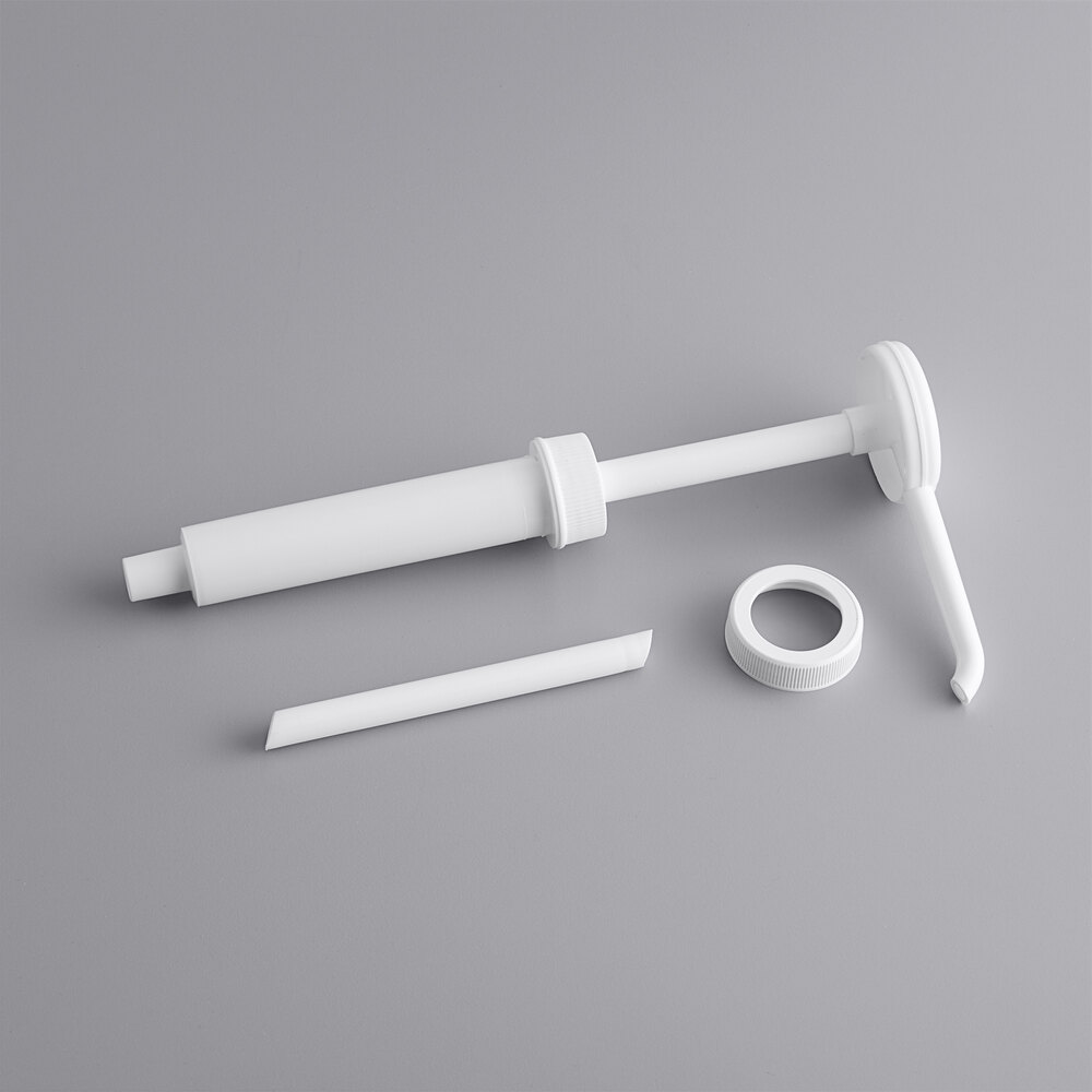 Tablecraft 1 oz. Condiment Pump Kit with 1 1/2" (38 mm) Screw On ...