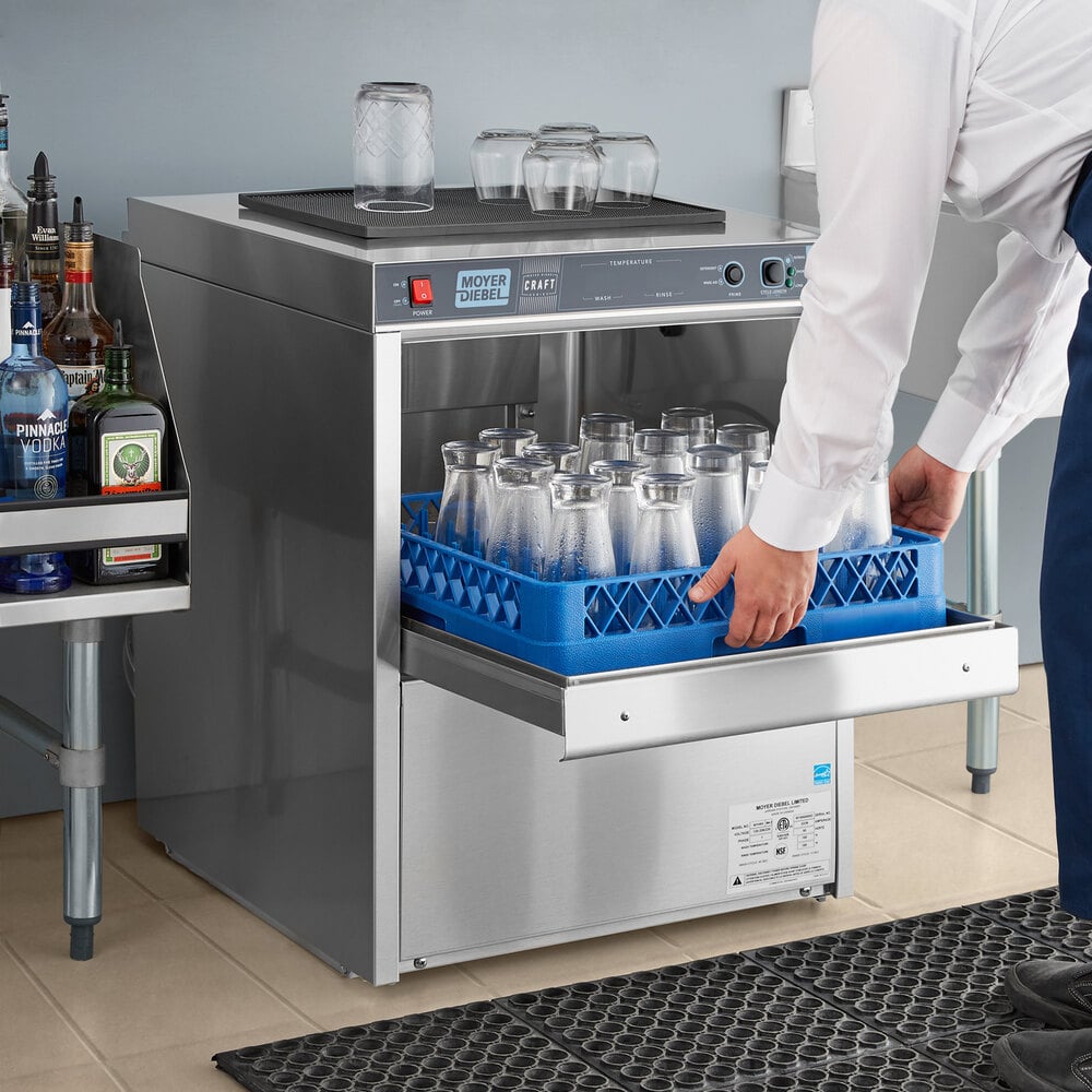 Moyer Diebel 601HRG Undercounter High Temperature Glass Washer with ...