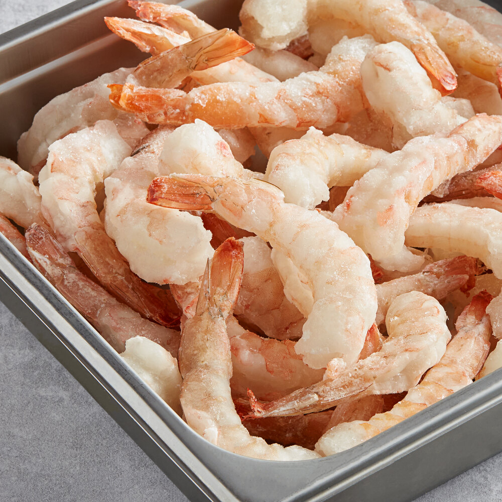 Texas Gold 2 Lb 16 20 Size Wild Caught Peeled And Deveined Raw Brown