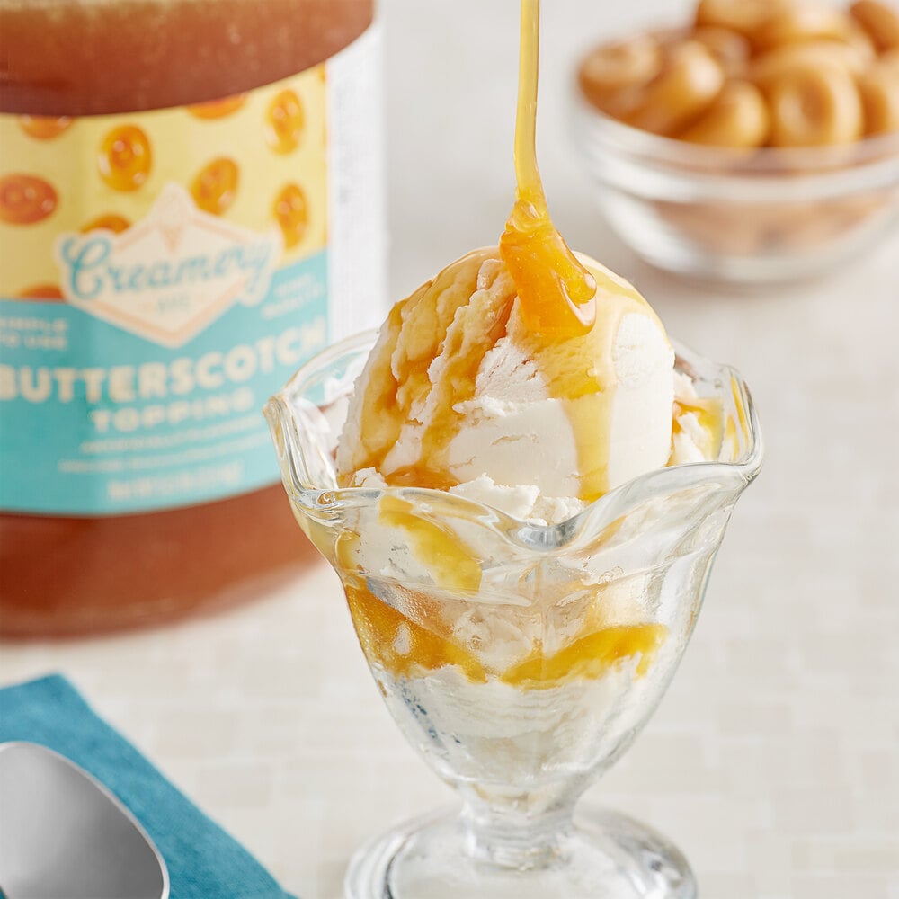 Creamery Ave. Butterscotch Dessert / Sundae Topping 1/2 Gallon