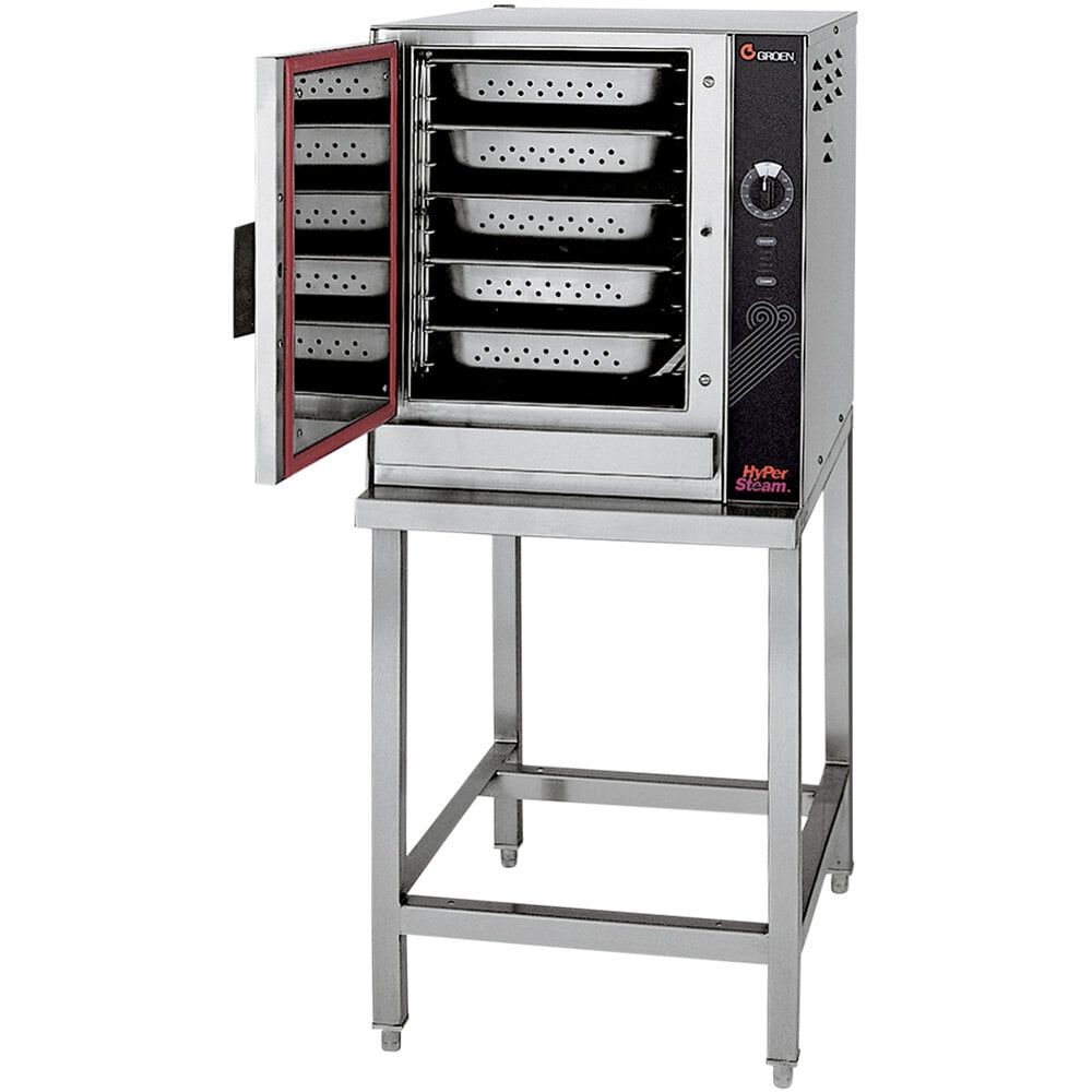 Groen HY-5E 208/1 HyPerSteam Stainless Steel 5-Pan Pressureless ...