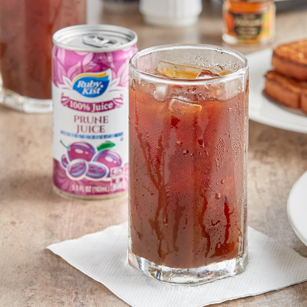 Ruby Kist 5.5 fl. oz. Prune Juice - 48/Case