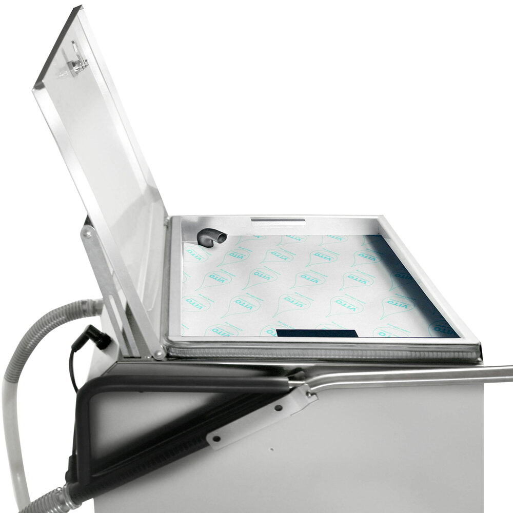 Vito Fryfilter VITO XM 137 lb. Mobile Fryer Oil Filter System - 100 ...