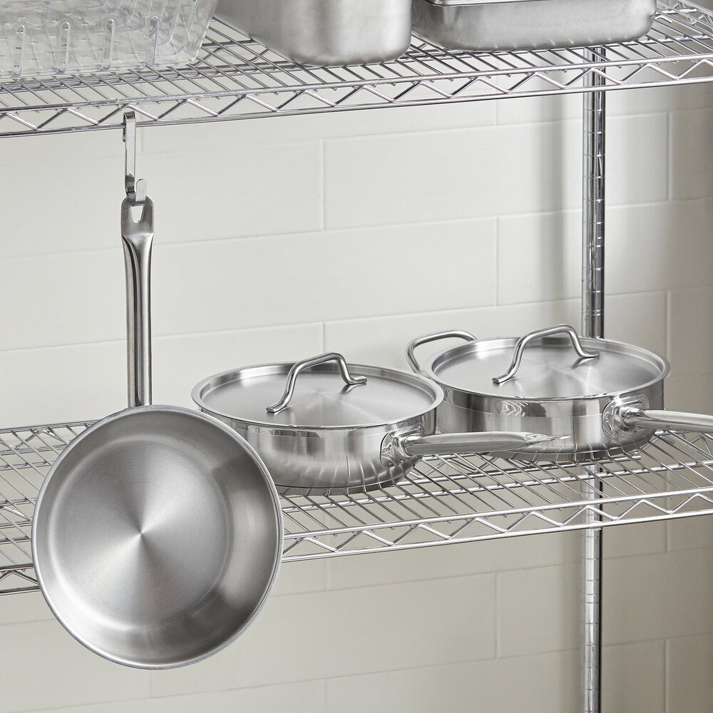 Vigor 5-Piece Induction Ready Stainless Steel Cookware Set with 3 Qt ...