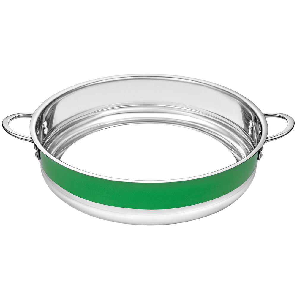 Bon Chef Country French X 14 3/4" Lime Green Stainless Steel Bottomless ...
