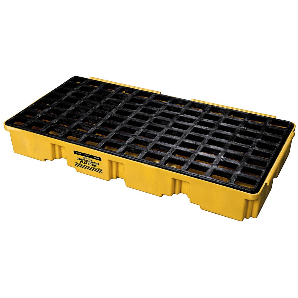 Eagle Manufacturing 1632 30 Gallon Yellow 2 Drum Modular Spill ...