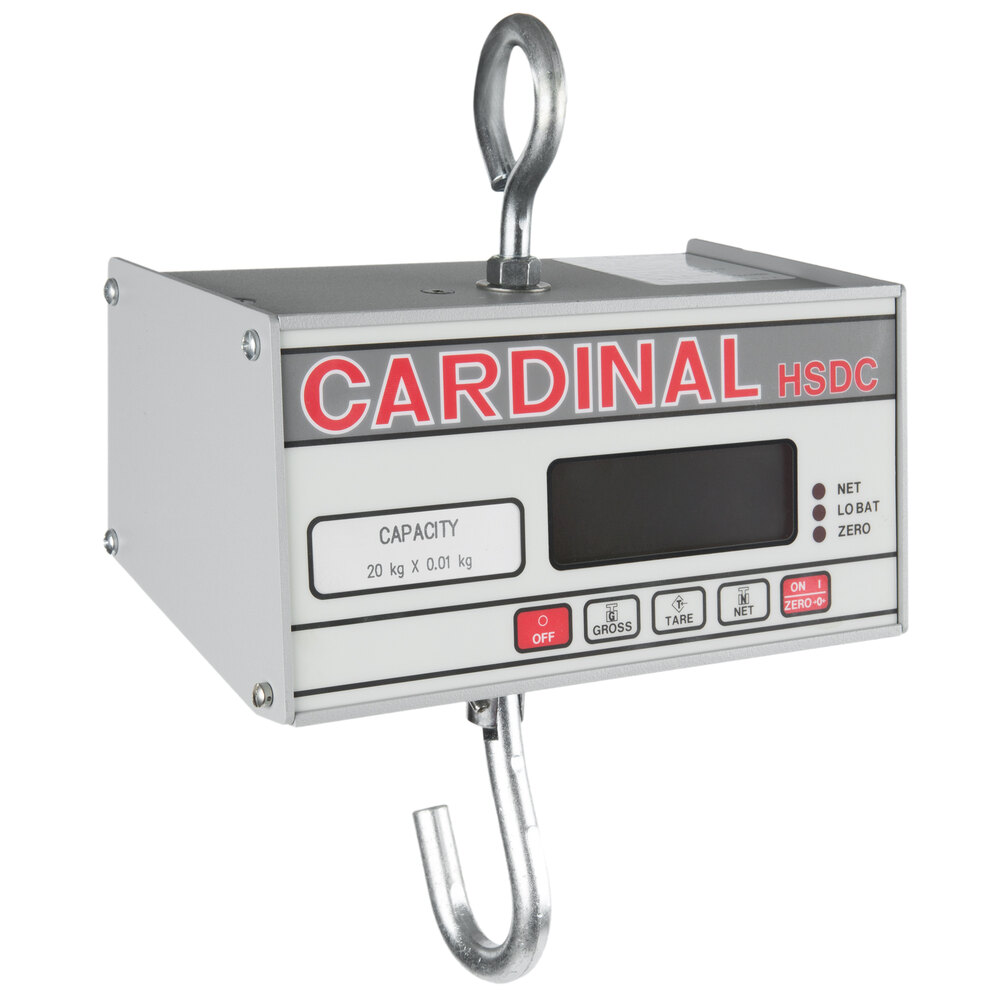 Cardinal Detecto HSDC-20KG 20 kg. Digital Hanging Scale, Legal for Trade