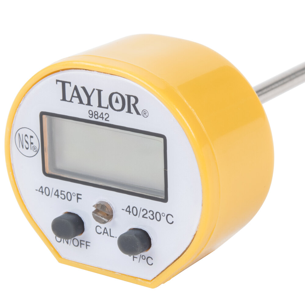 Taylor 9842FDA 4 3/4" Waterproof Digital Pocket Probe Thermometer