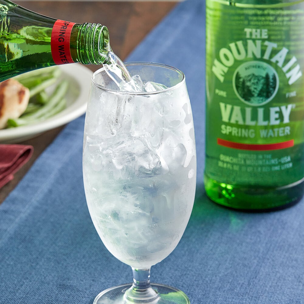 Mountain Valley Spring Water (1 Liter) - WebstaurantStore