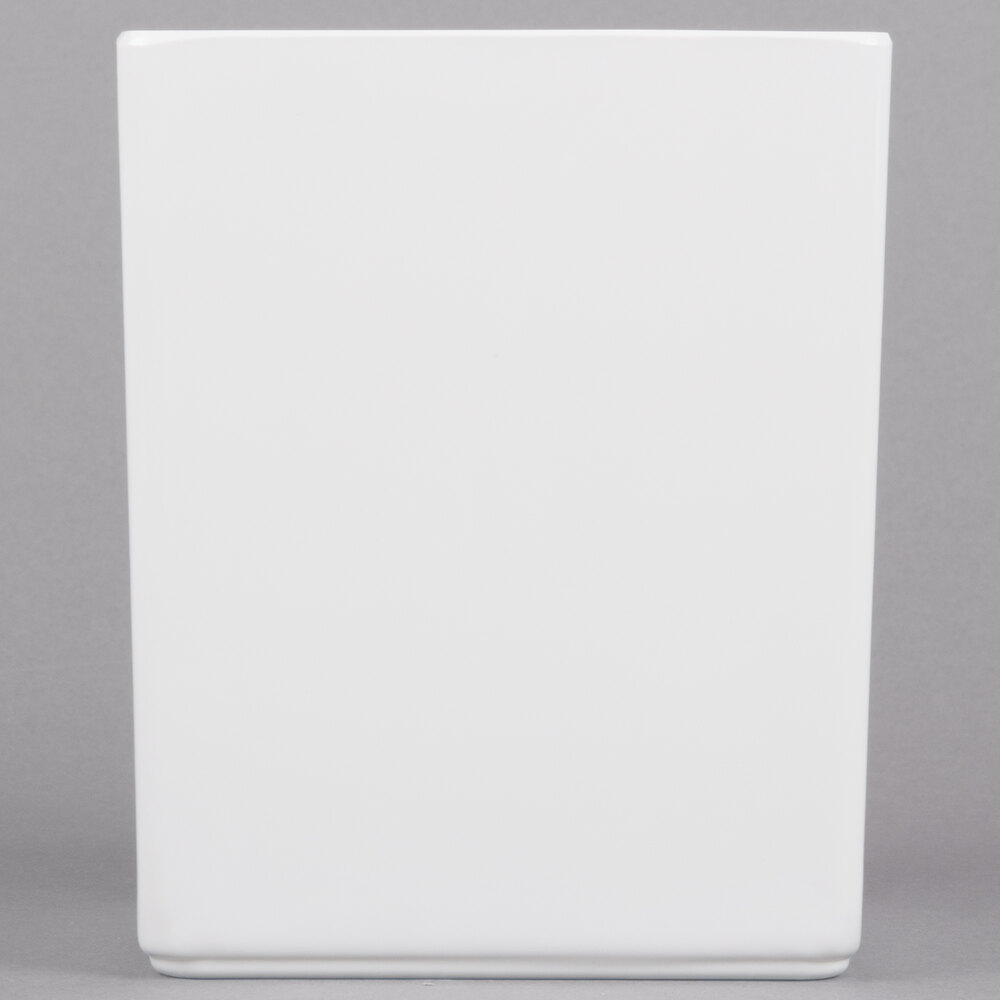 Cal-Mil 1391-15M Cater Choice White Melamine Box - 5" x 5" x 6"