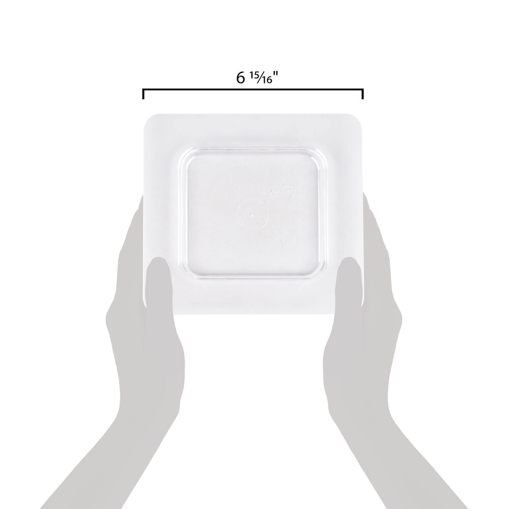 Cambro 60CFC135 ColdFest 1/6 Size Clear Flat Pan Lid