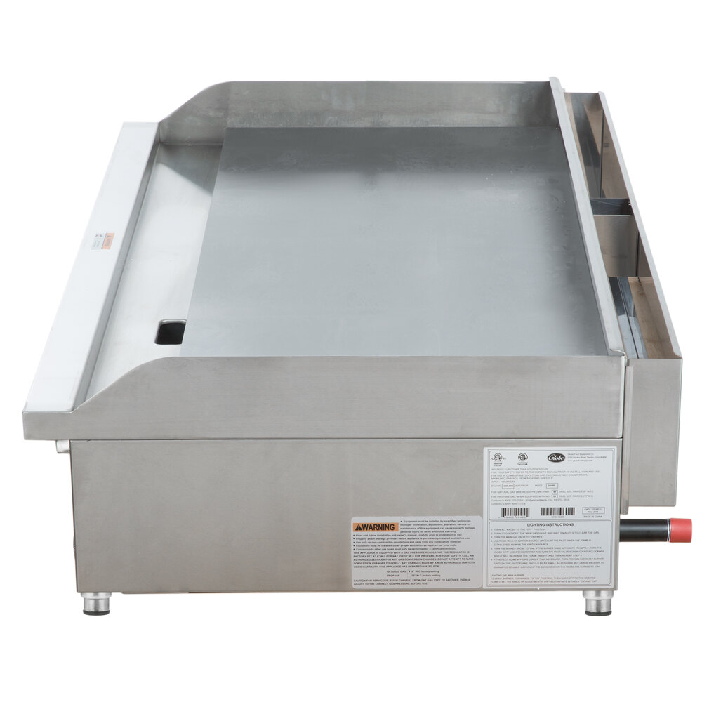 Globe GG48G 48" Countertop Gas Griddle - 120,000 BTU