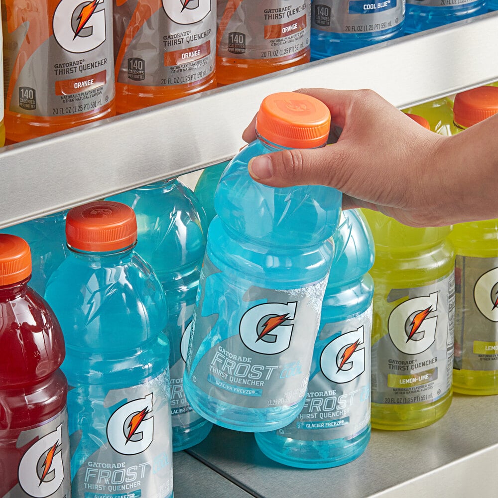 Gatorade Thirst Quencher Frost Glacier Freeze Sports Drink 20 fl. oz ...